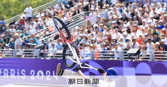 中村らしく、攻めて5位 自転車BMXフリースタイル・パーク パリ五輪：朝日新聞