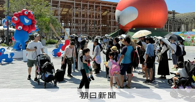 関西万博の来場者数、過去最多の17万7千人 「大曲の花火」が誘客 [大阪府] [大阪・関西万博2025]：朝日新聞